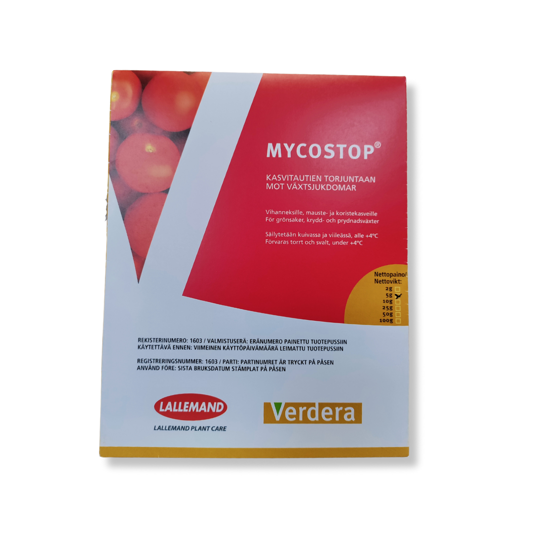 Mycostop® Biologinen kasvinsuojeluaine - Puutarhaliike Helle Oy